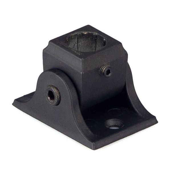 Matt Black Adjustable Fitting for Round Metal Spindles (1 pair pk ...