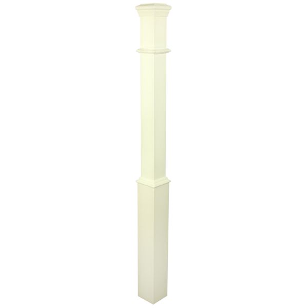 White Primed Box Newel Post | Jackson Woodturners