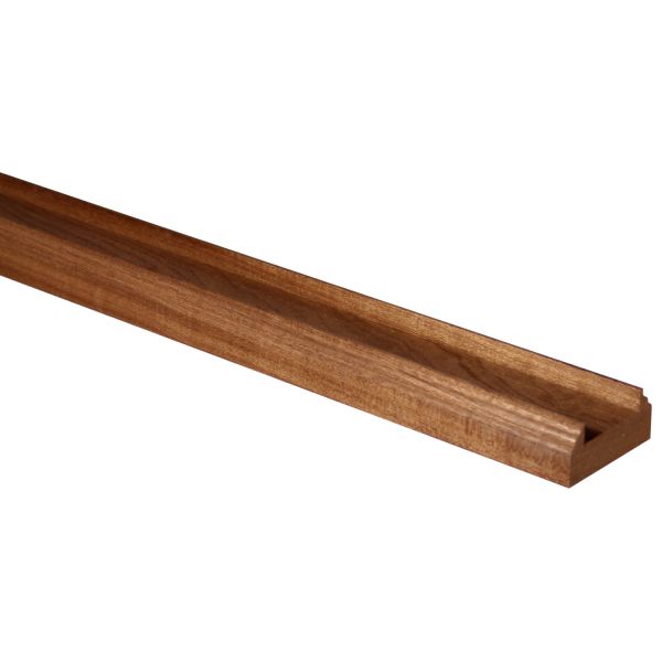 Dark Hardwood Base Rail - 41mm groove with infill | Jackson Woodturners