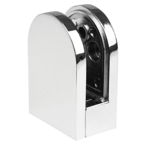 Chrome Glass Bracket / Clamp for 10mm Glass | Jackson Woodturners