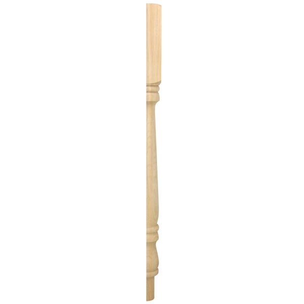 Oak Plain Newel Post Half 82mm | Jackson Woodturners