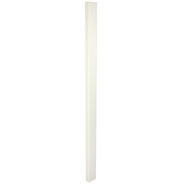 White Primed Square Newel Post Half 1500mm x 90mm | Jackson Woodturners