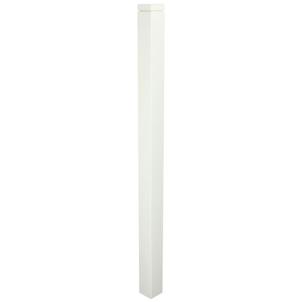 White Primed Plain (Square) Newel Post with Shadow Cap 1500mm | Jackson ...
