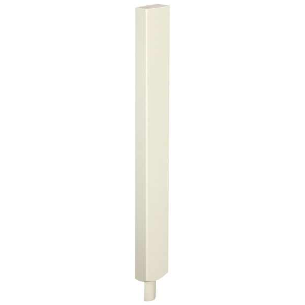 White Primed Square Pegged Half Newel Post 82mm | Jackson Woodturners
