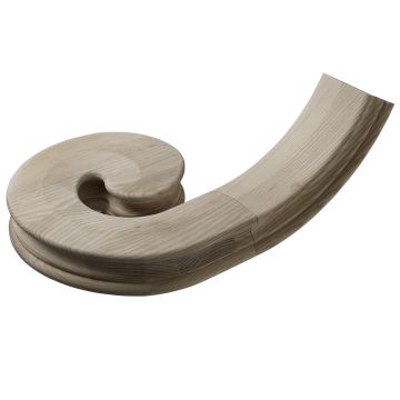 Volute Handrails | Jackson Woodturners